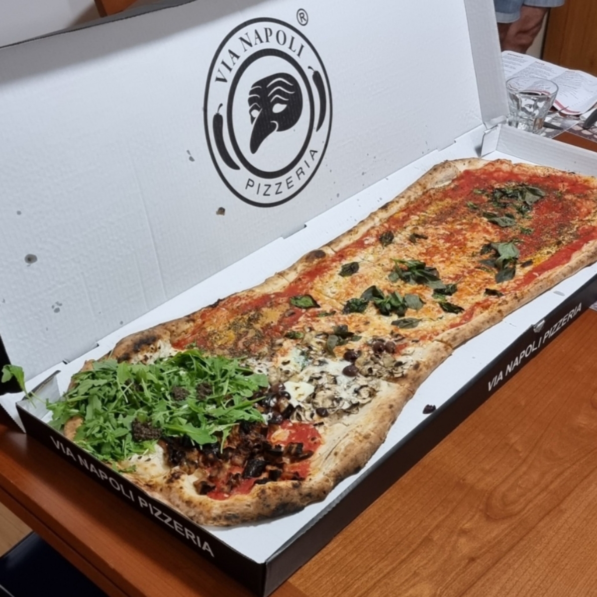 Meter long vegan pizza 3 toppings margarita Reviews | abillion