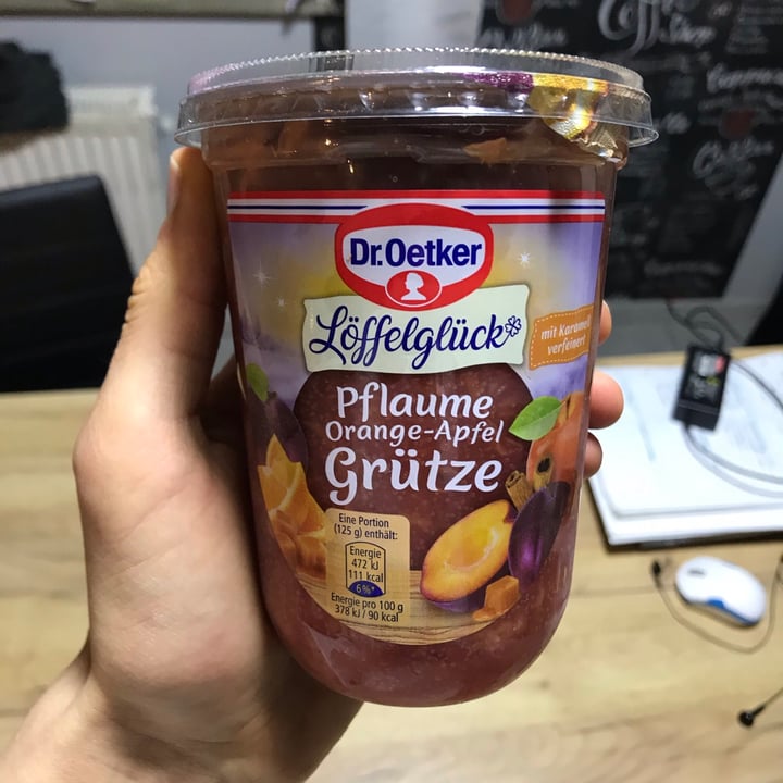 Dr. Oetker Pflaume-Orange-Apfelgrütze Review | abillion