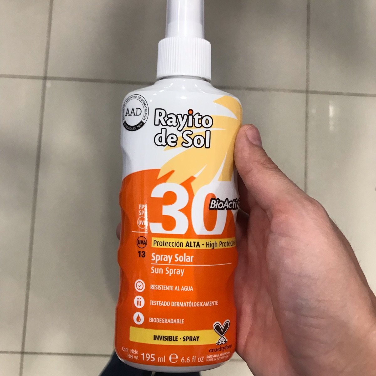 Protector Solar 30 FPS en spray from Rayito de Sol - Vegan Product ...