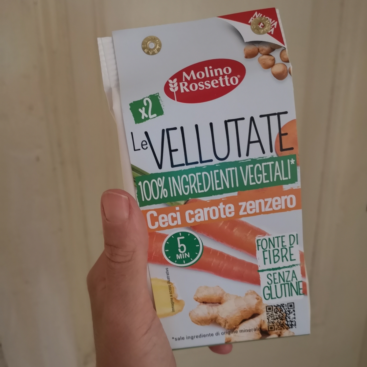 Vellutata Ceci Carote E Zenzero from Molino Rossetto - Vegan Product ...
