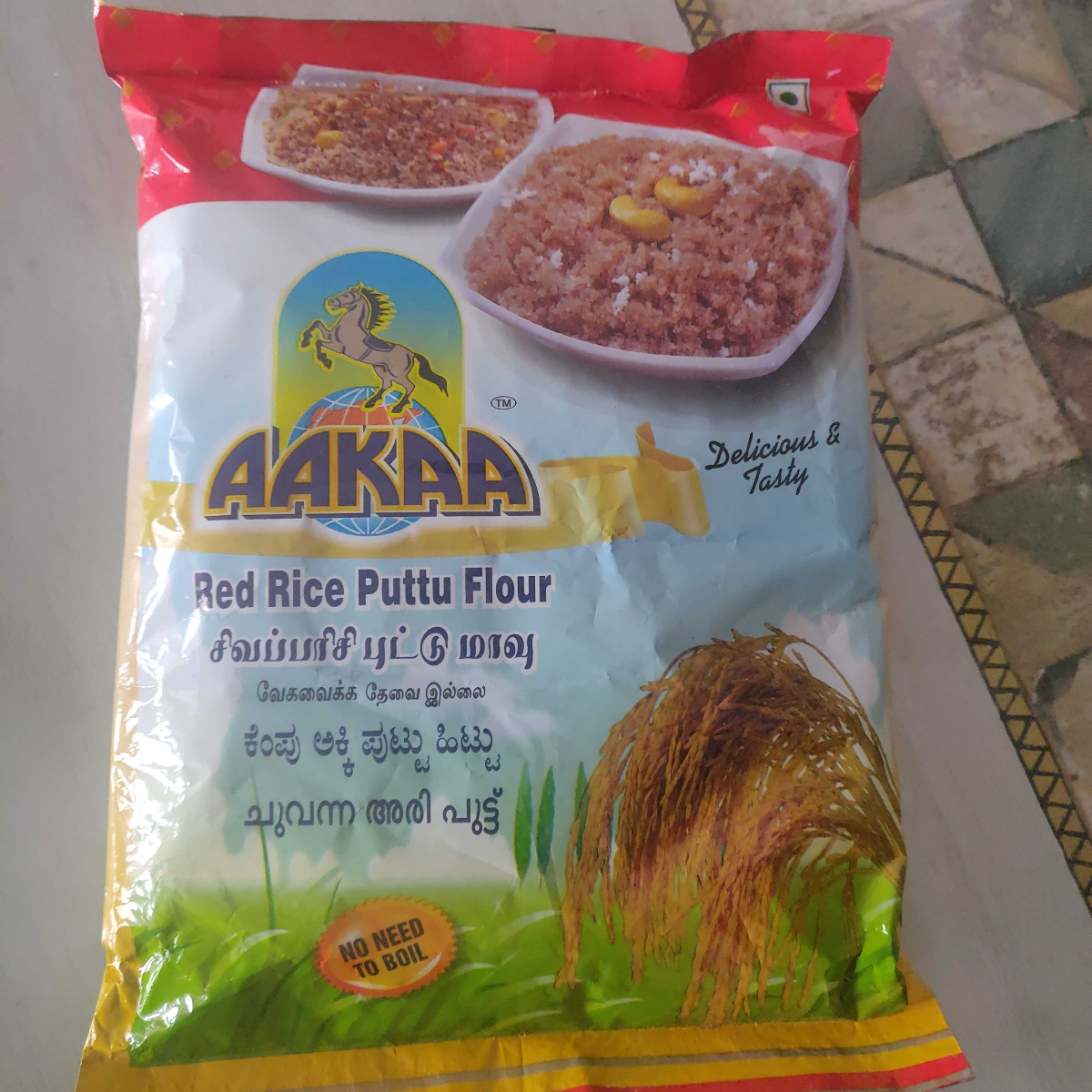 Red Rice Puttu Flour from Aakaa - Vegan Product Reviews & Ratings ...