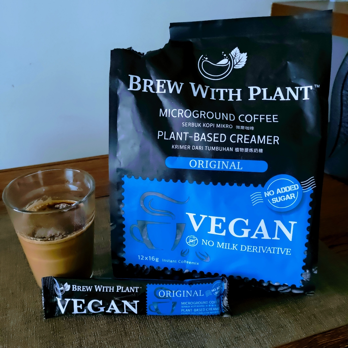 Microground Coffee with Plant-based Creamer from Brew with Plant ...