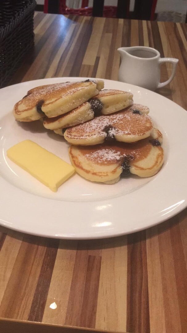 Blueberry pancake at Beyond Pancakes, Singapore - Vegan Dish Reviews ...