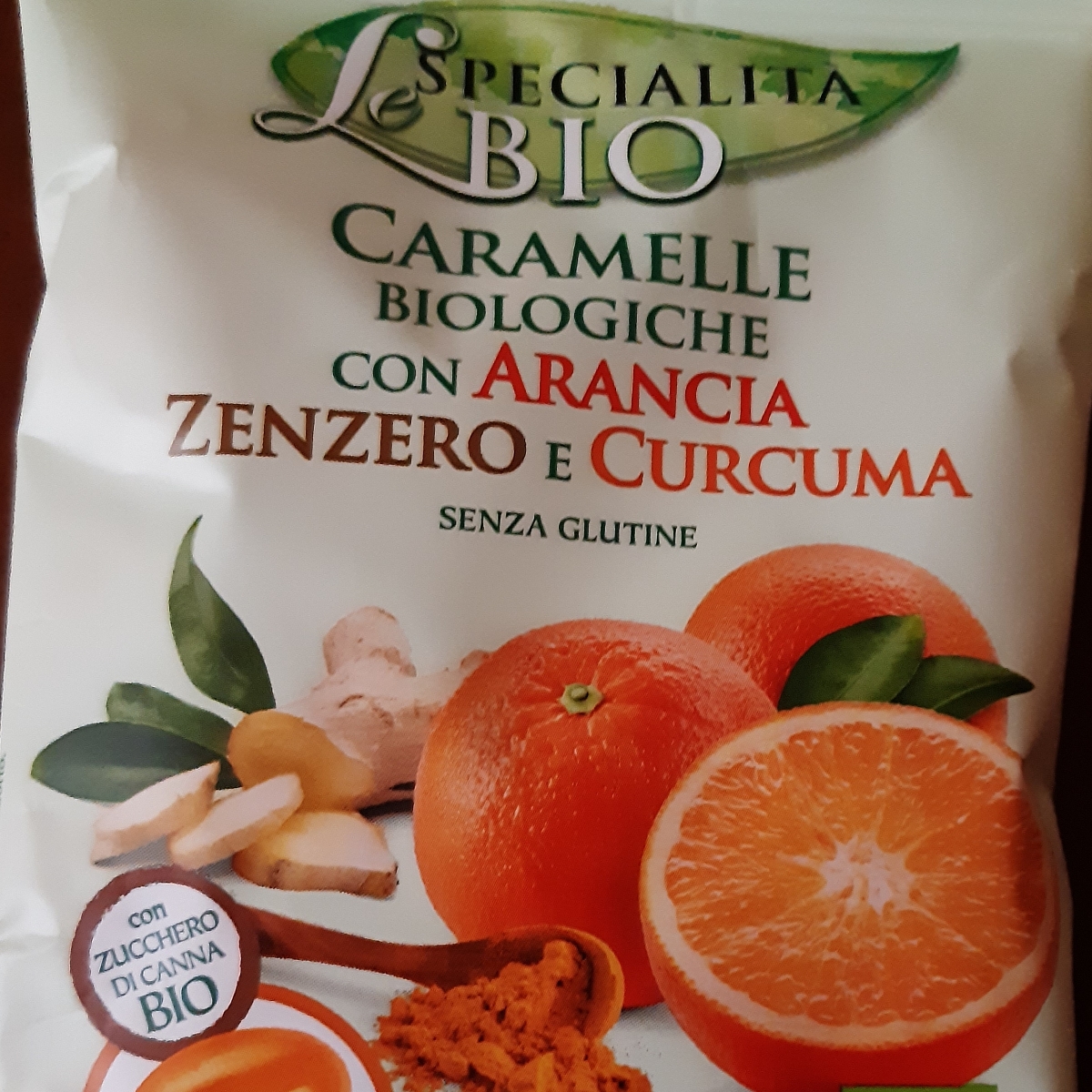 Caramelle biologiche arancia zenzero e curcuma from Le specialità bio - Vegan Product Reviews ...