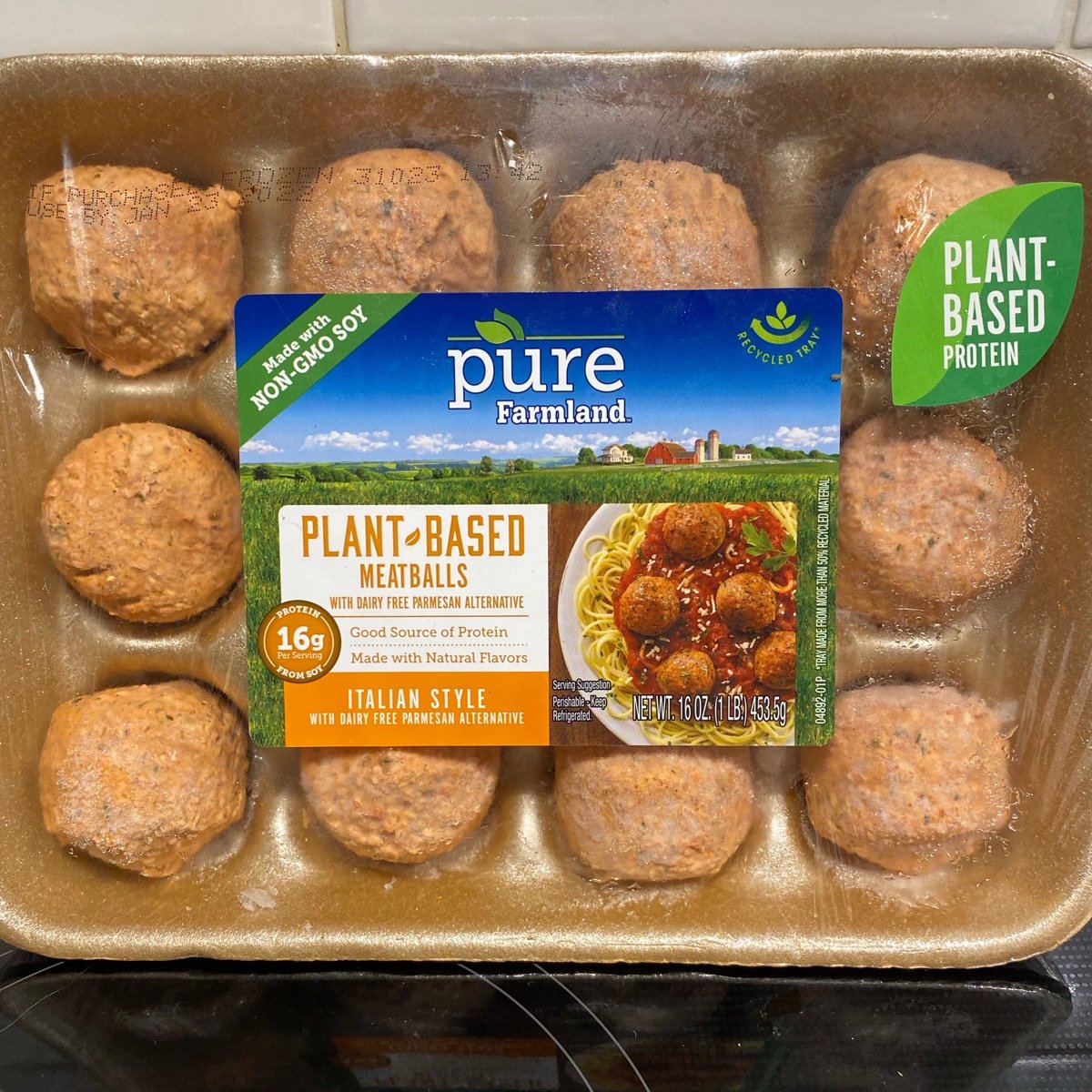 Plant-Based Meatballs Italian Style from Pure Farmland - Vegan Product ...