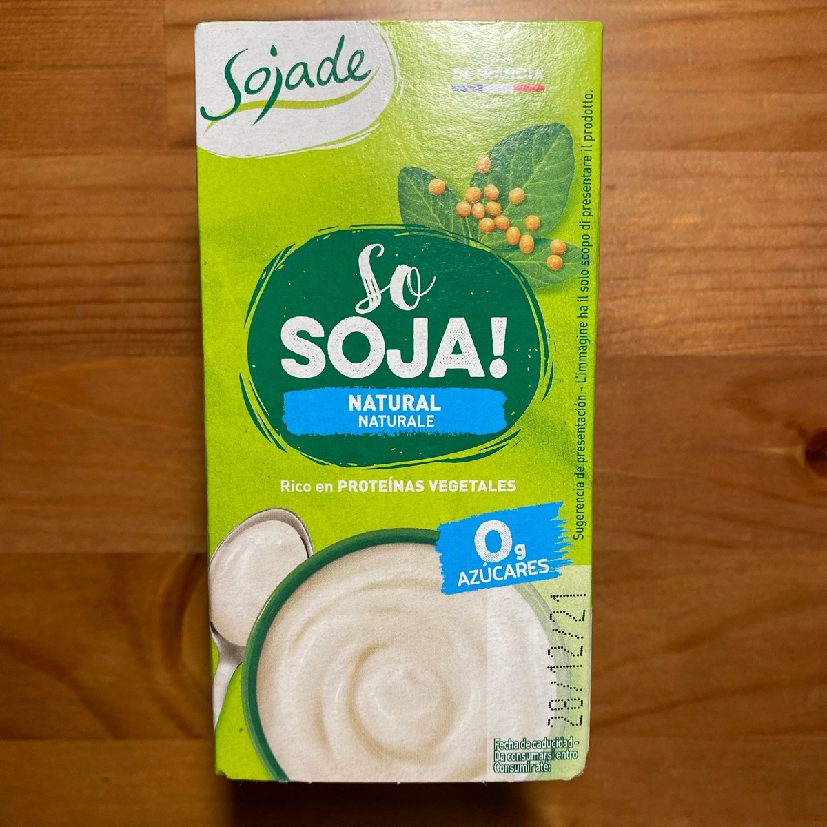 So Soja! Natural Soya Yogurt alternative (small) from Sojade - Vegan ...