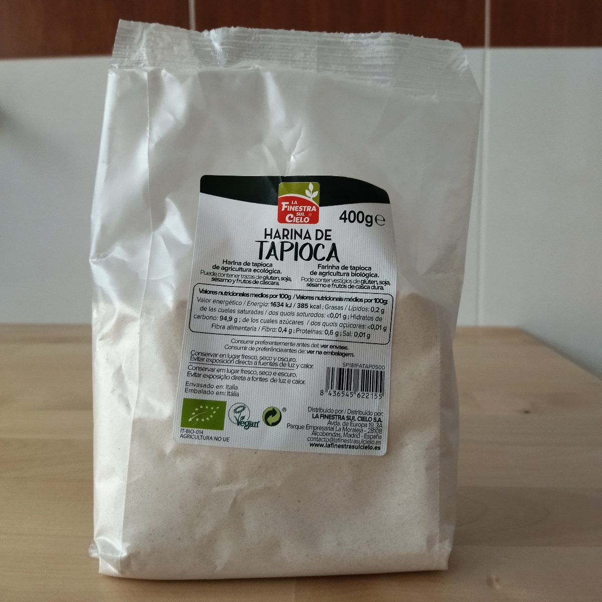 Farina di tapioca from La Finestra Sul Cielo - Vegan Product Reviews ...