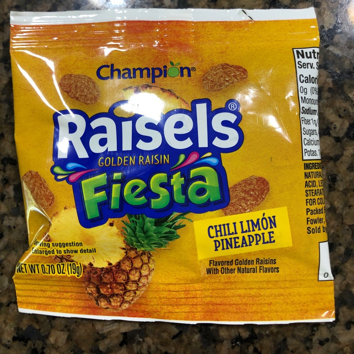 Golden raisin chili limon pineapple from Raisels - Vegan Product ...
