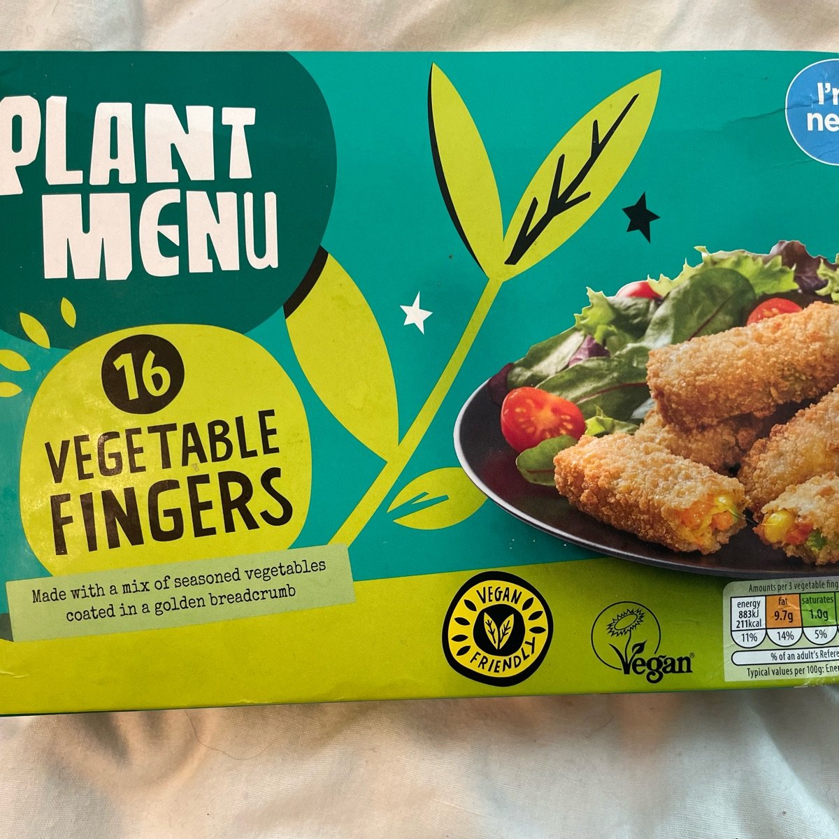 Vegetable fingers from Plant Menu - Vegan Product Reviews & Ratings ...