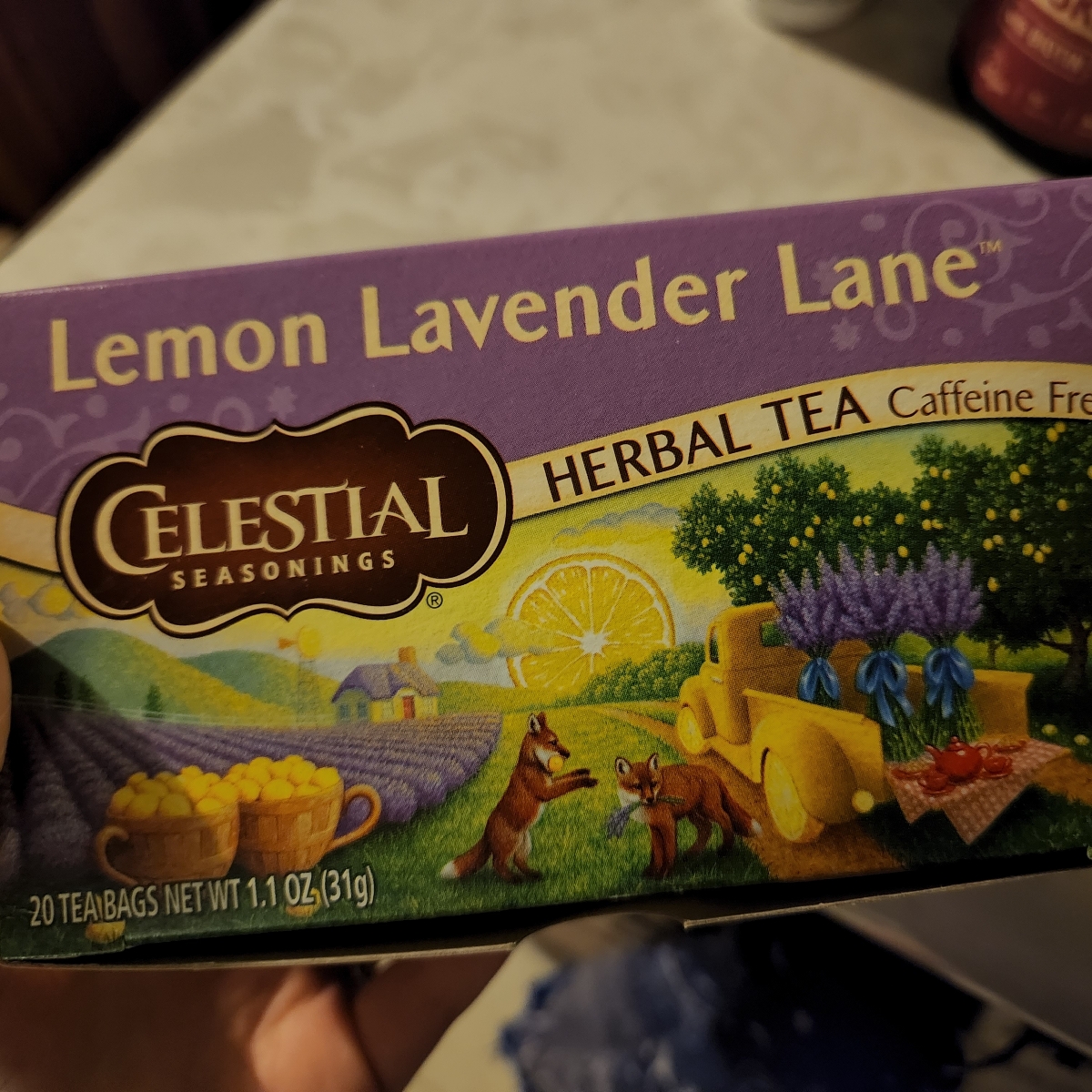 Lemon Lavender Lane Herbal Tea from Celestial Seasonings - Vegan ...