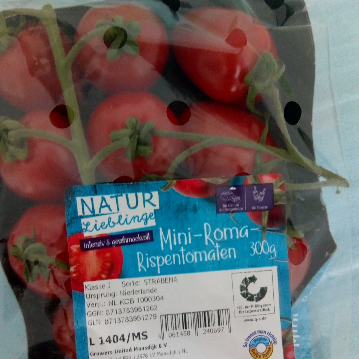 Mini-Roma Rispen Tomaten from Natur Lieblinge - Vegan Product Reviews ...