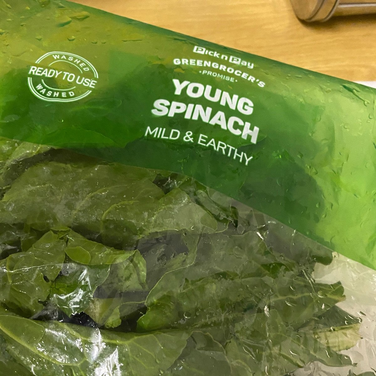 Young spinach from Pick n Pay - Vegan Product Reviews & Ratings | abillion