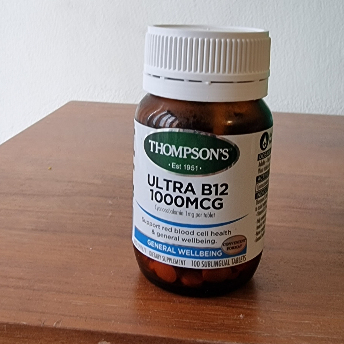 Ultra B12 1000MCG from Thompson’s - Vegan Product Reviews & Ratings ...