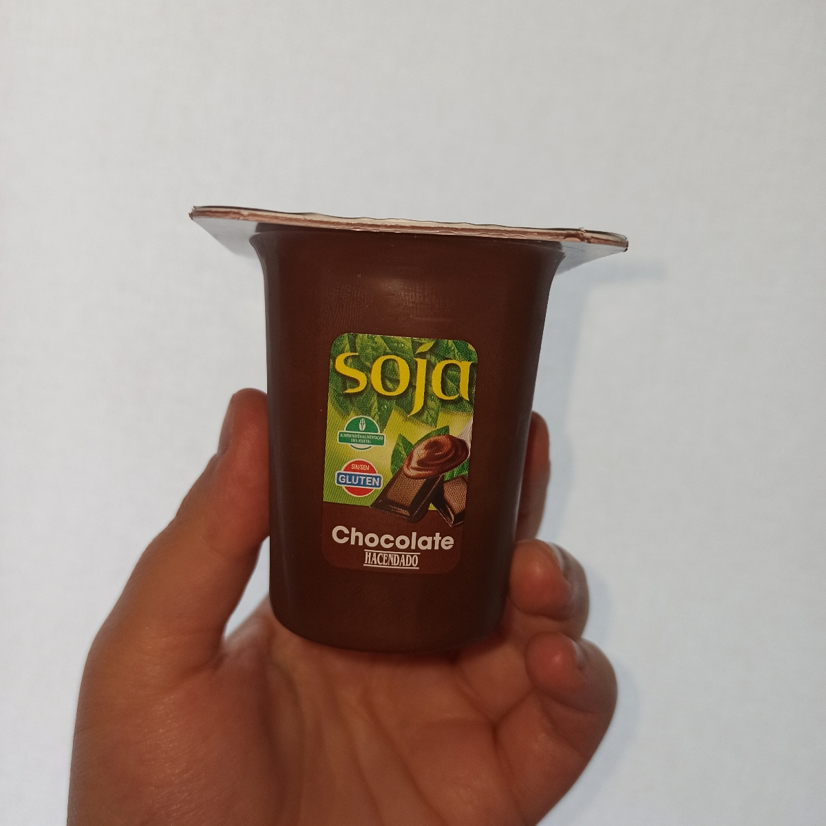 Yogur de soja sabor chocolate from Hacendado - Vegan Product Reviews ...