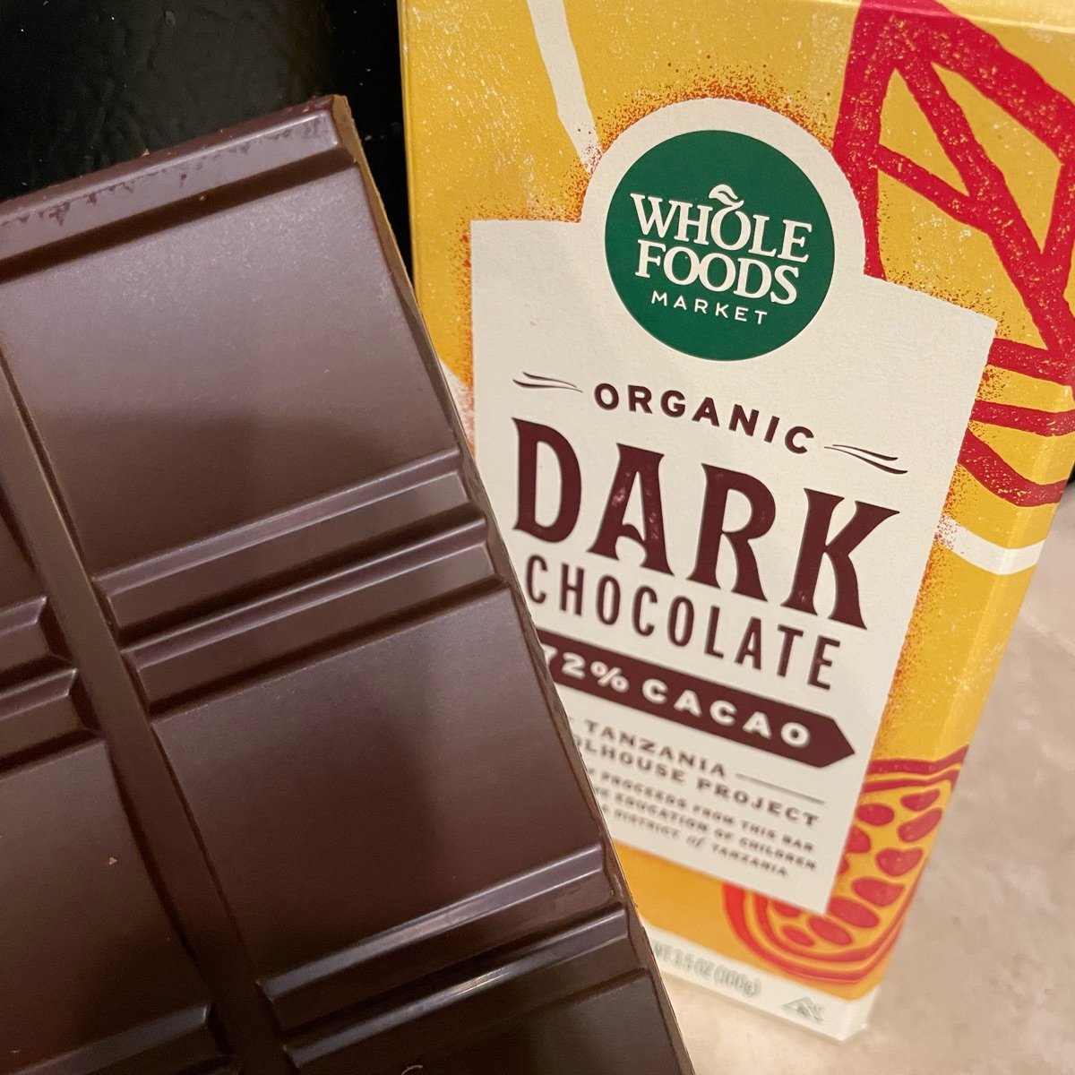 Whole Foods Market Organic Dark Chocolate Bar, 72% cacao Reviews | abillion