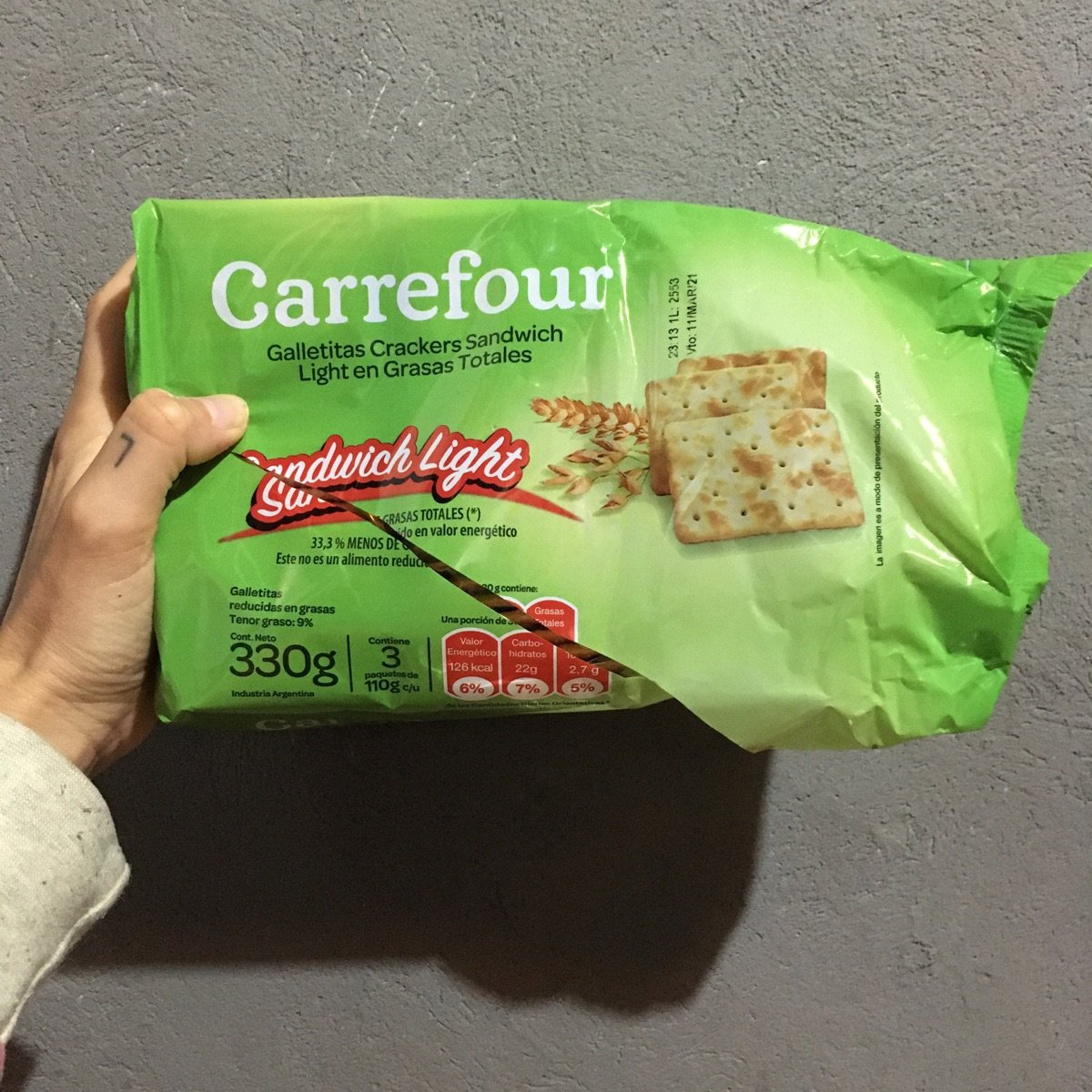 Sandwich light from Carrefour - Vegan Product Reviews & Ratings | abillion