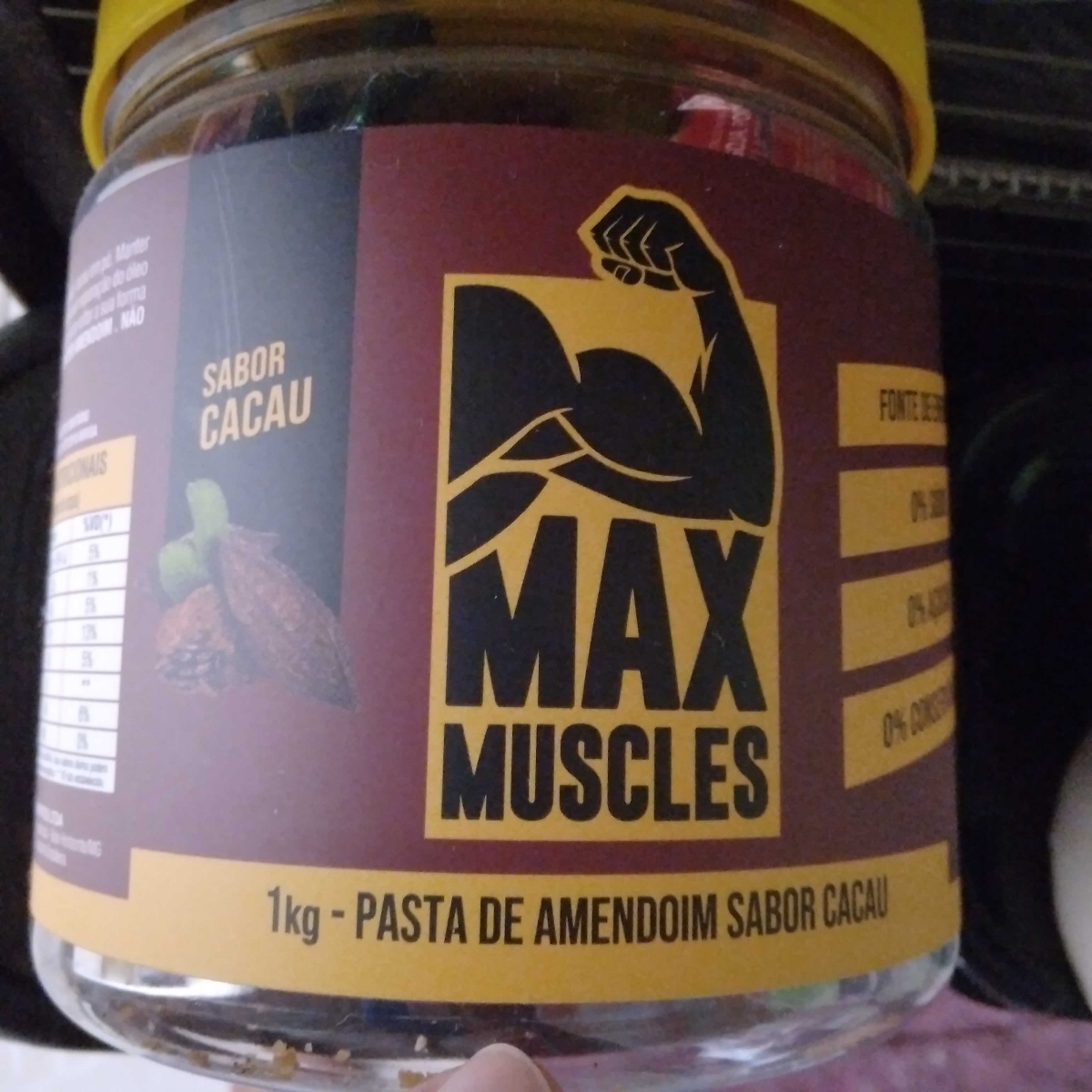 Pasta de Amendoim sabor Cacau from Max muscles - Vegan Product Reviews ...