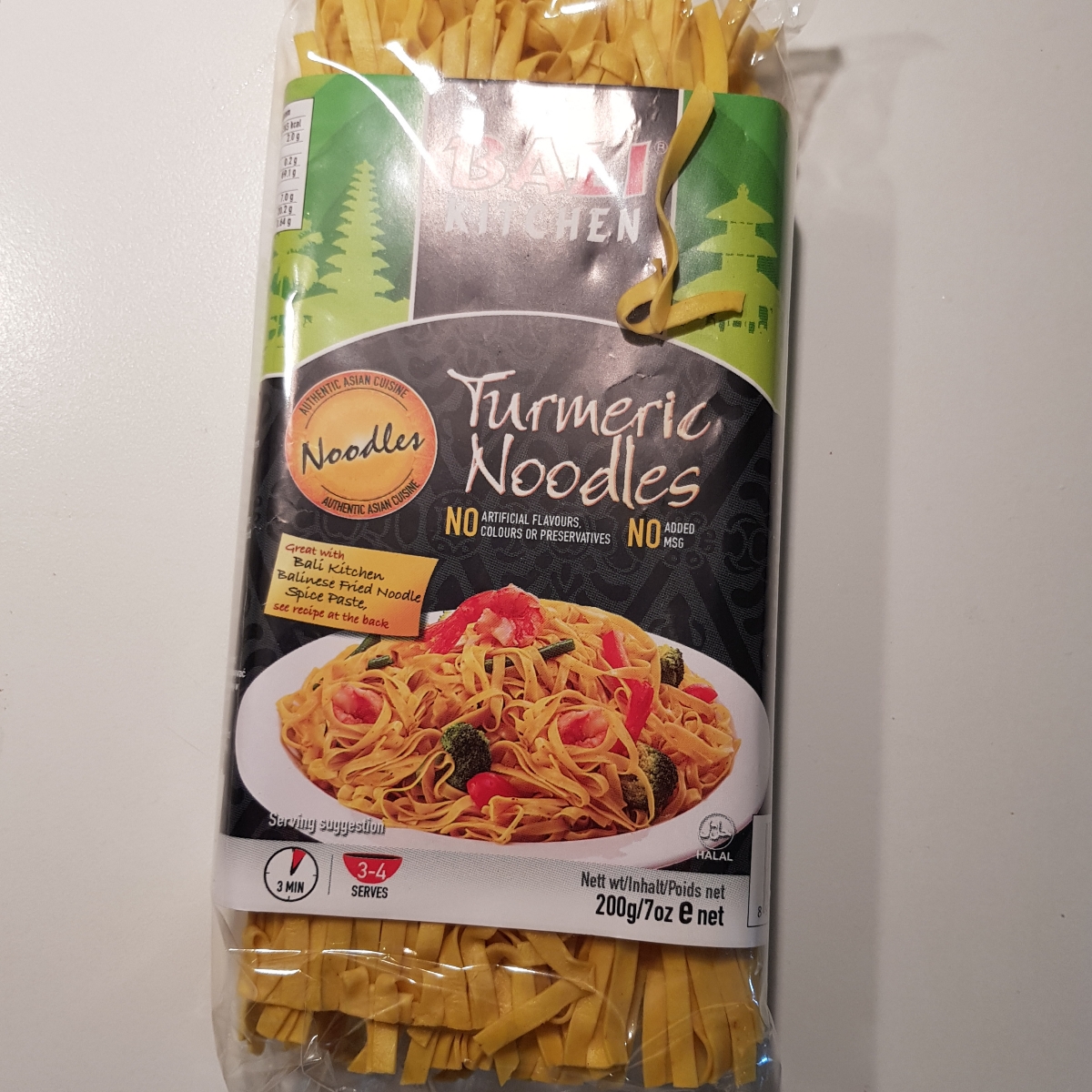 Turmeric Noodles from Bali Kitchen - Vegan Product Reviews & Ratings ...