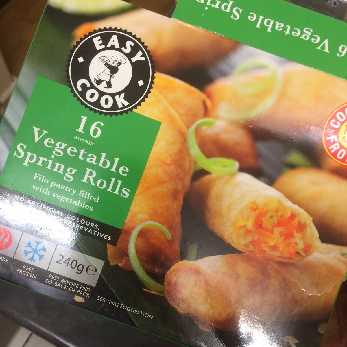 Vegetable spring rolls from Easy Cook - Vegan Product Reviews & Ratings ...