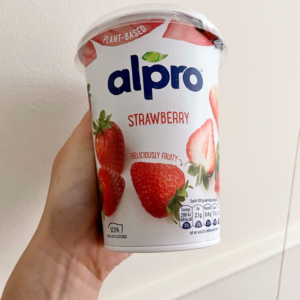Alpro strawberry from Alpro - Vegan Product Reviews & Ratings | abillion