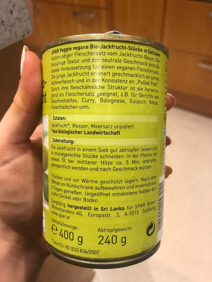Bio-Jackfrucht from My Best Veggie - Vegan Product Reviews & Ratings ...