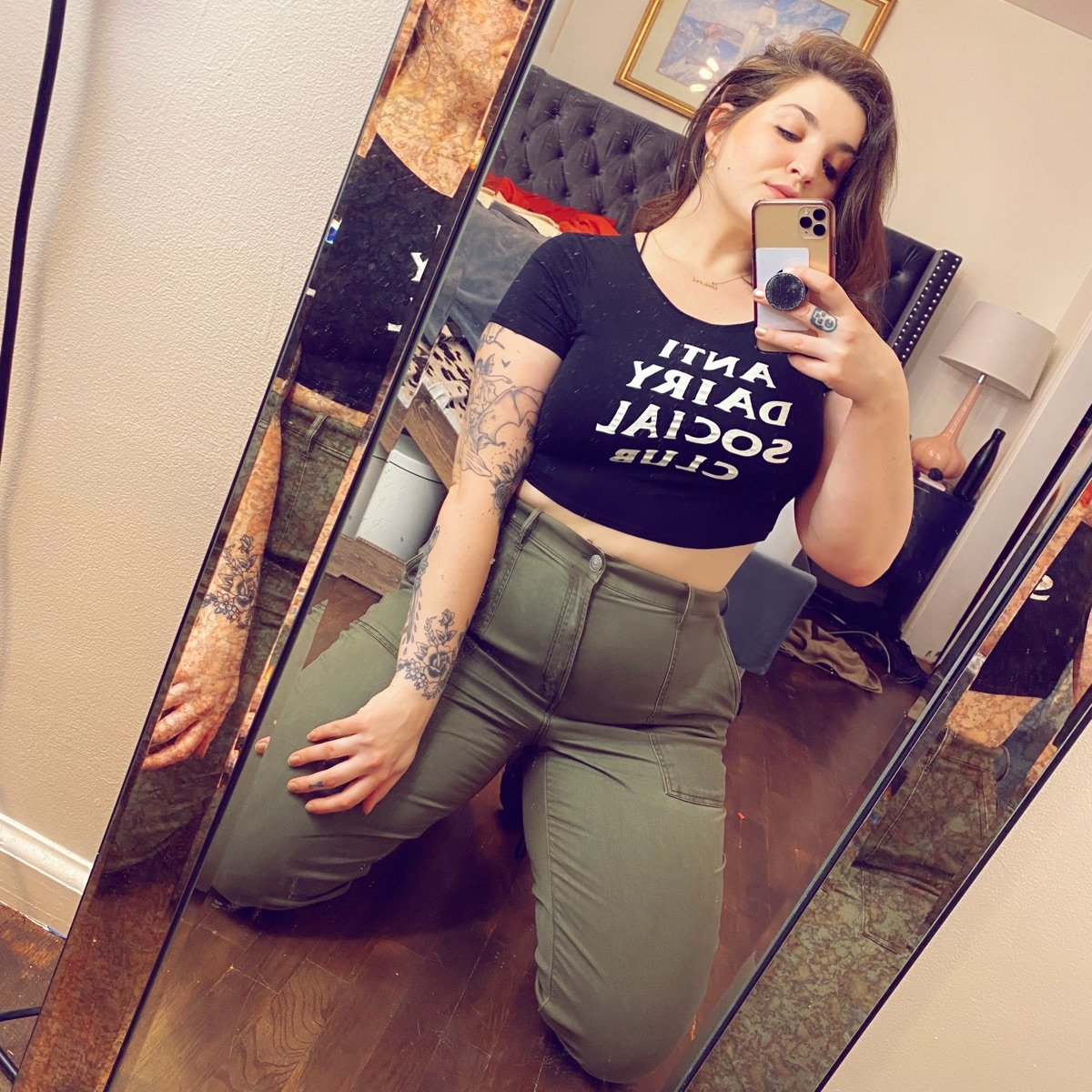 Anti Dairy Social Club Crop Top from iApparel - Vegan Product Reviews ...