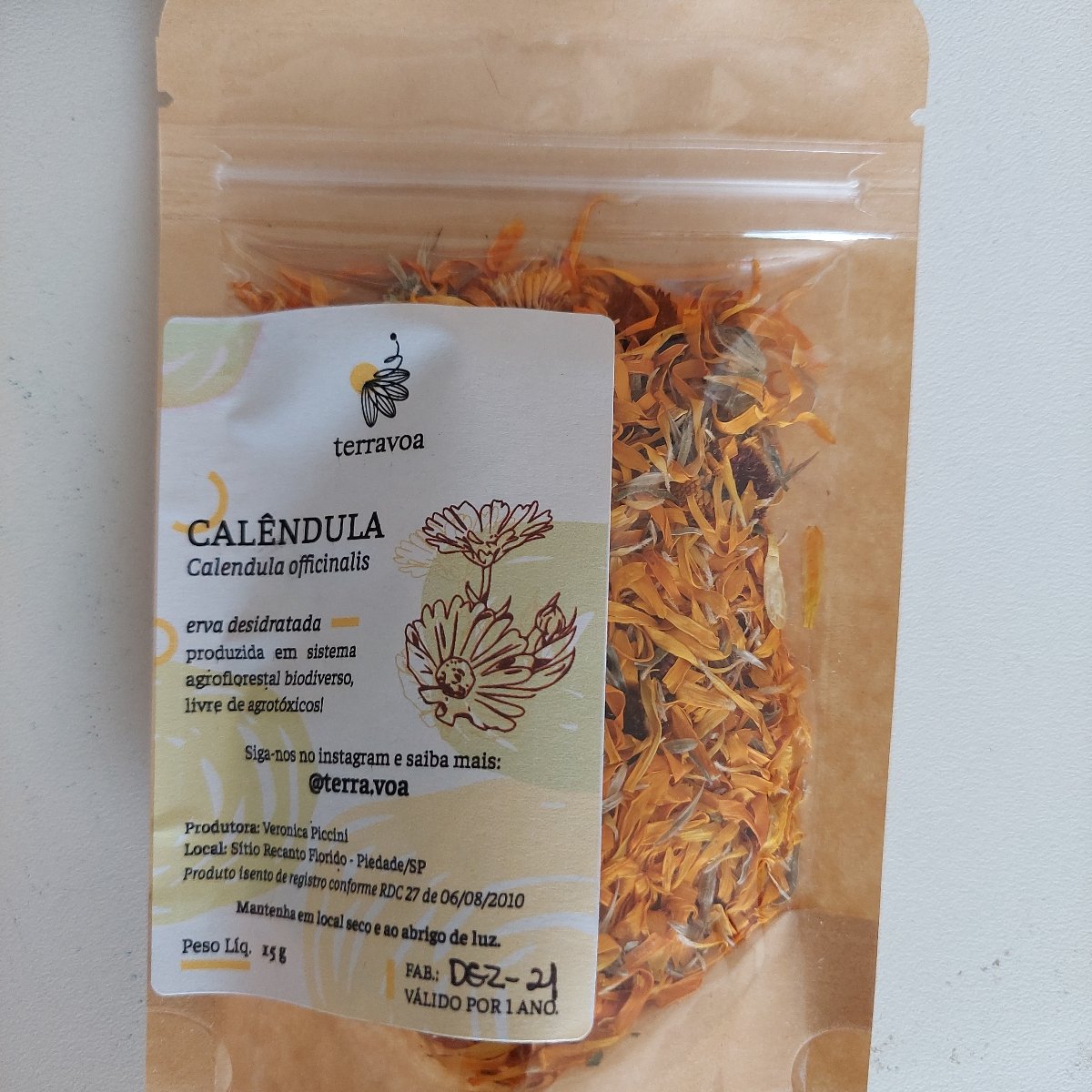 Calêndula from Terra Voa - Vegan Product Reviews & Ratings | abillion