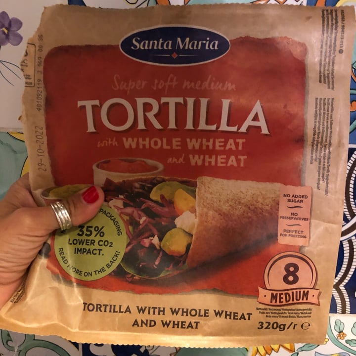 Santa María Super Soft Medium Tortilla with whole wheat Review | abillion