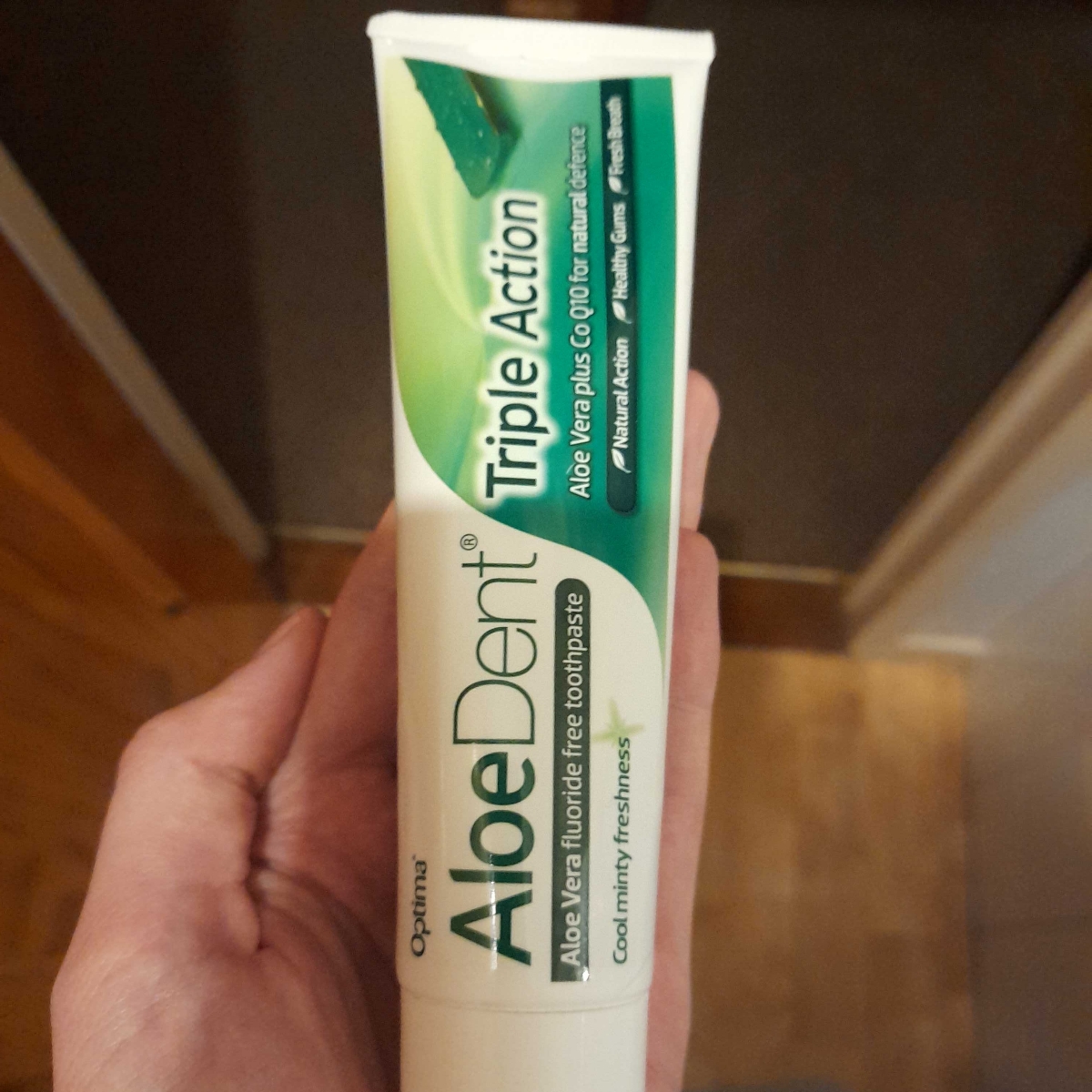 Triple Action toothpaste from AloeDent - Vegan Product Reviews ...