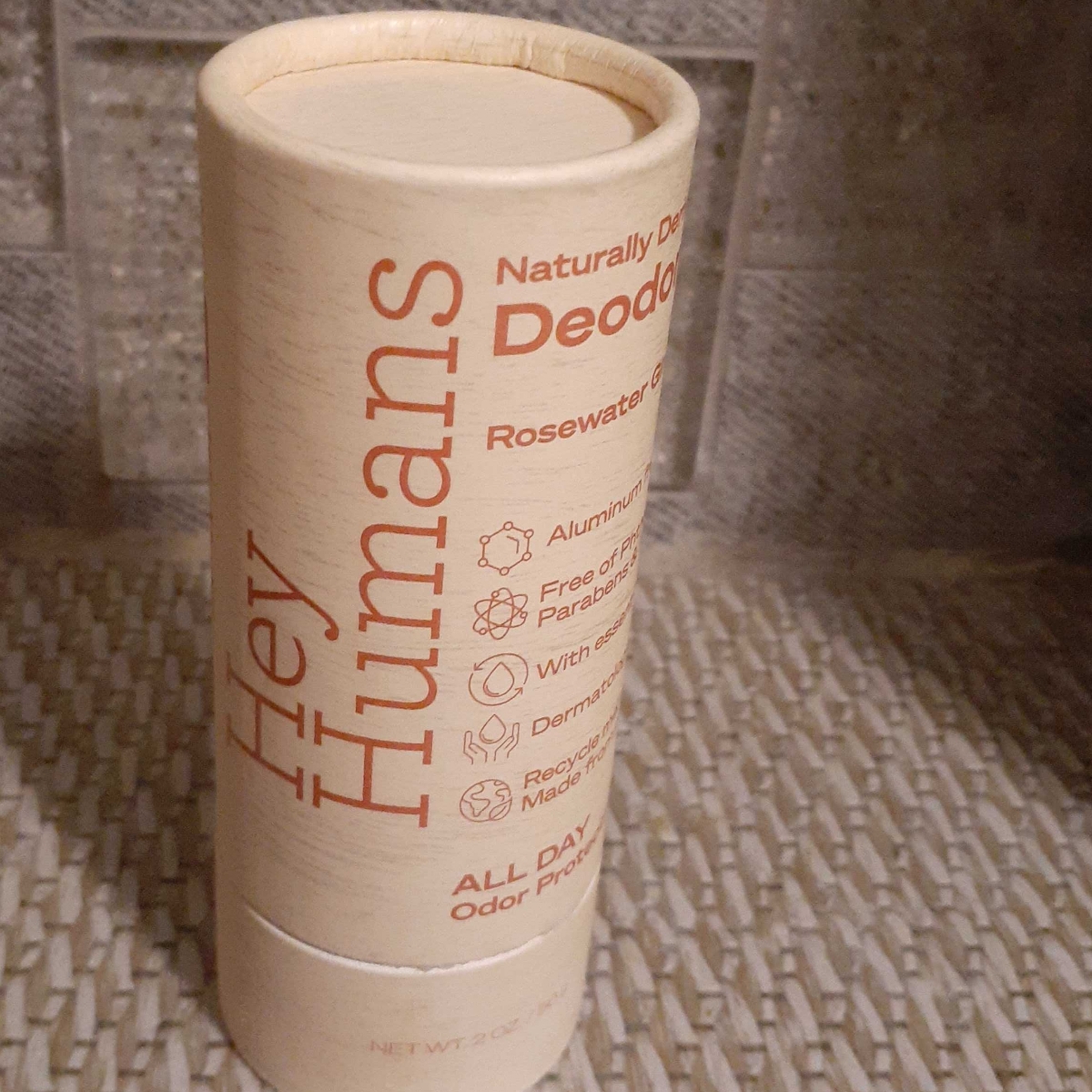 Rosewater Ginger Deodorant from Hey Humans - Vegan Product Reviews ...