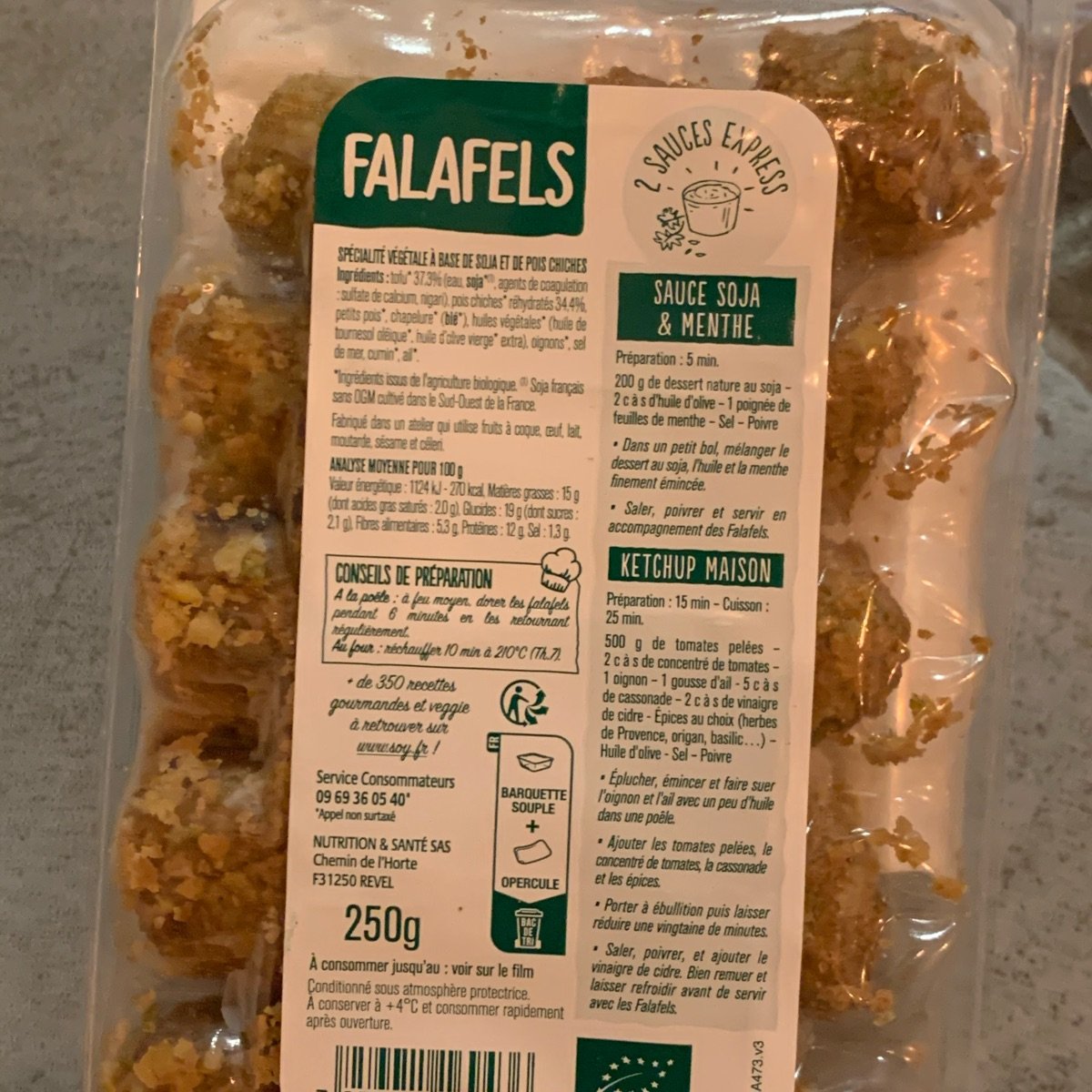 falafel from Soy - Vegan Product Reviews & Ratings | abillion