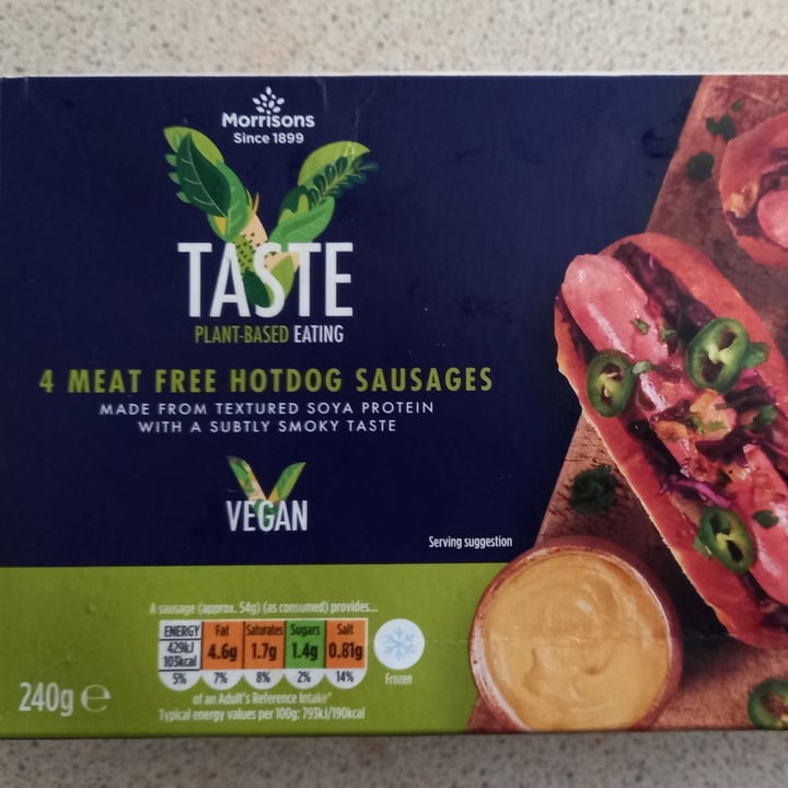 Morrisons Meat Free Hotdog Sausages Review | abillion