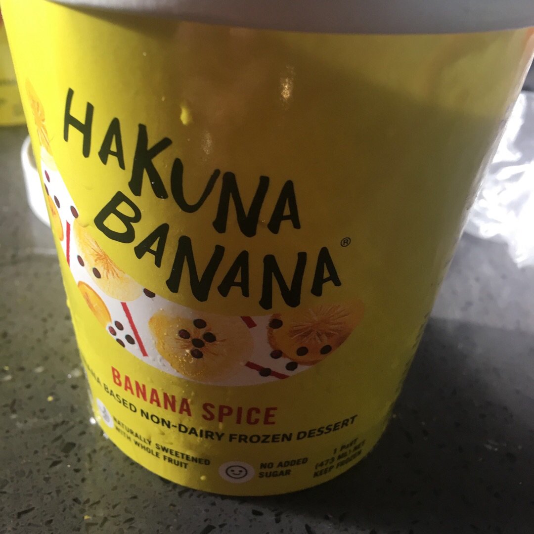 Banilla Ice Cream Banana Spice from Hakuna Banana - Vegan Product ...