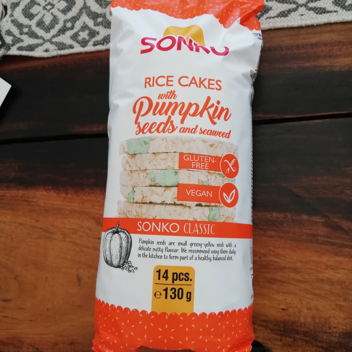 Sonko Rice Cakes With Pumpkin Seeds And Seaweed Reviews | abillion