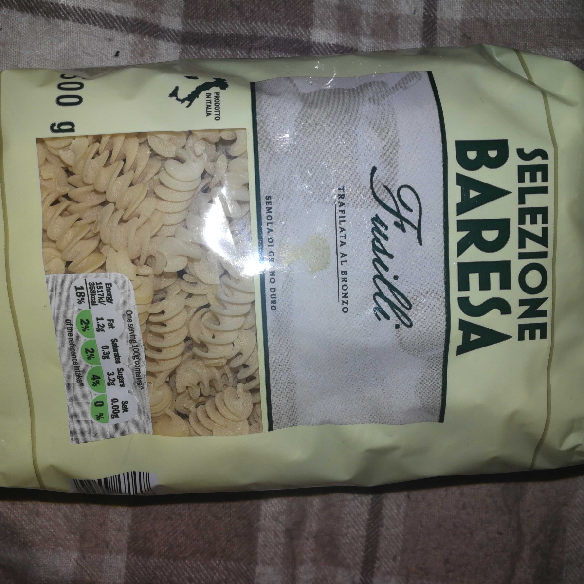 Fusili Selezione Baresa from Baresa - Vegan Product Reviews & Ratings ...