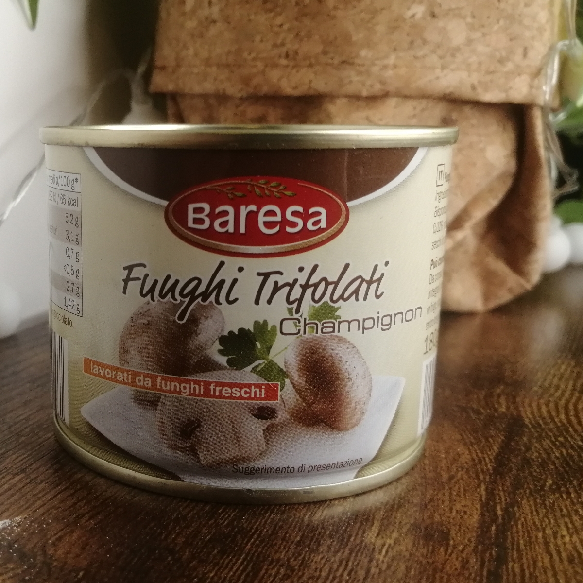 Funghi trifolati champignon from Baresa - Vegan Product Reviews ...