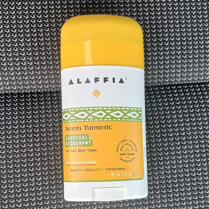Alaffia Neem Turmeric Deodorant Review | abillion