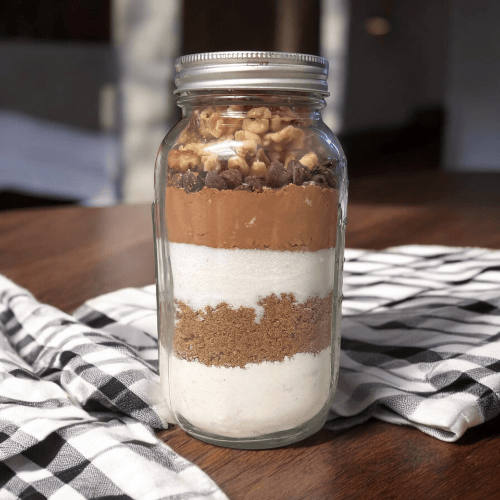 Brownie Mason Jar Mix - This Old Baker