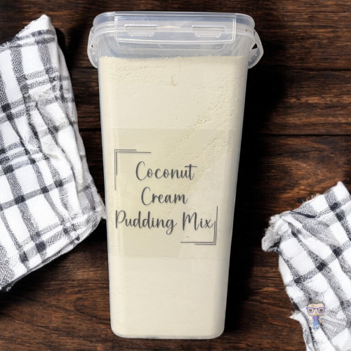 Coconut Cream Pudding Mix - This Old Baker