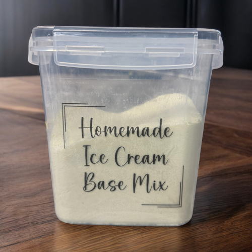 Homemade Ice Cream Base Mix - This Old Baker
