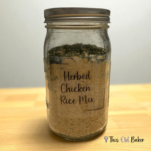 Herbed Chicken Rice Mix - This Old Baker