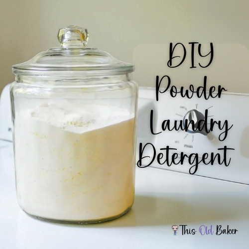 DIY Powder Laundry Detergent - This Old Baker