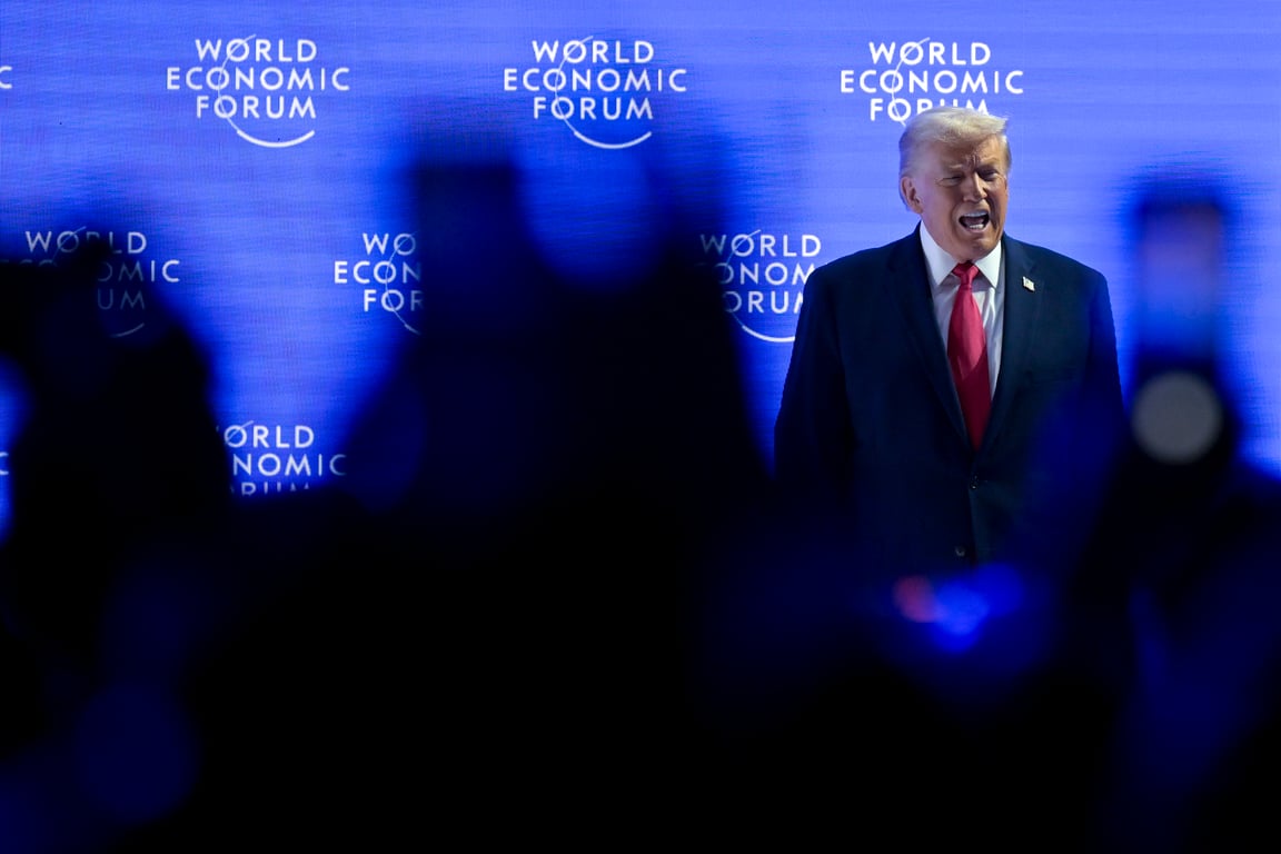 Trump claims that Putin and Zelensky want peace deal in rambling Davos ...