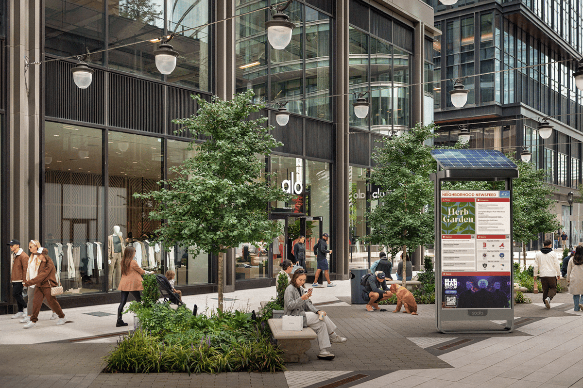 Soofa - Made for Smart Cities | ZerOOH™ Zero-Carbon Street Kiosks
