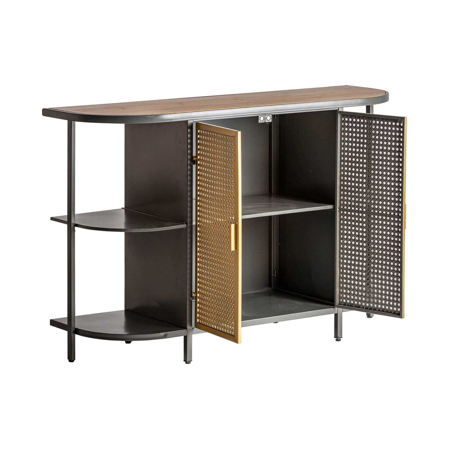 Konzolový stolek serava 120 x 39 cm šedý – muzza.cz