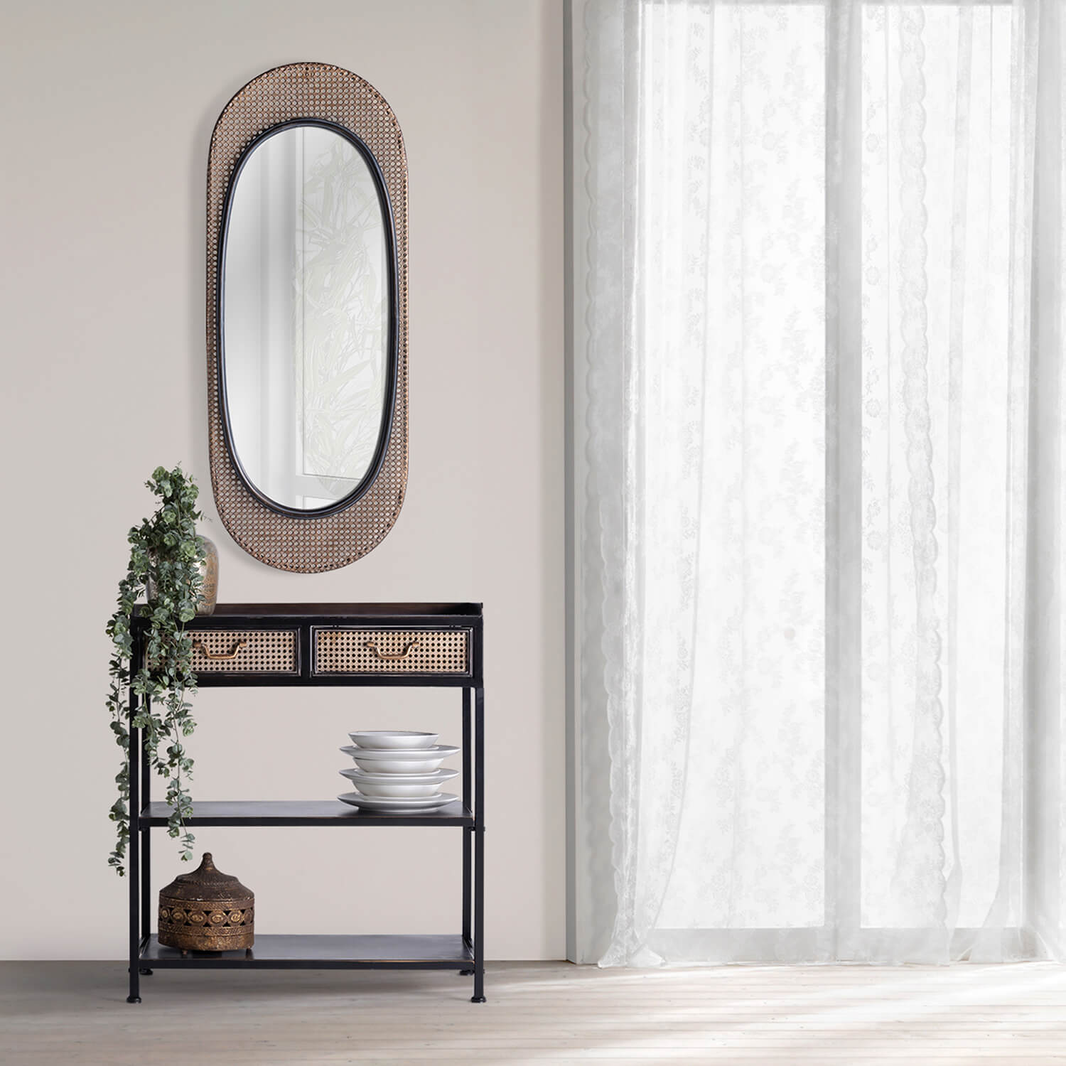 Konzolový stolek gina 100 x 30 cm černý – muzza.cz