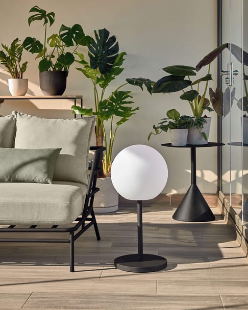 STOLNÍ LAMPA HÜBSCH BLACK – muzza.cz
