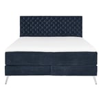 BOXSPRING POSTEL OLIVER 200 X 200 MODRÁ – muzza.cz