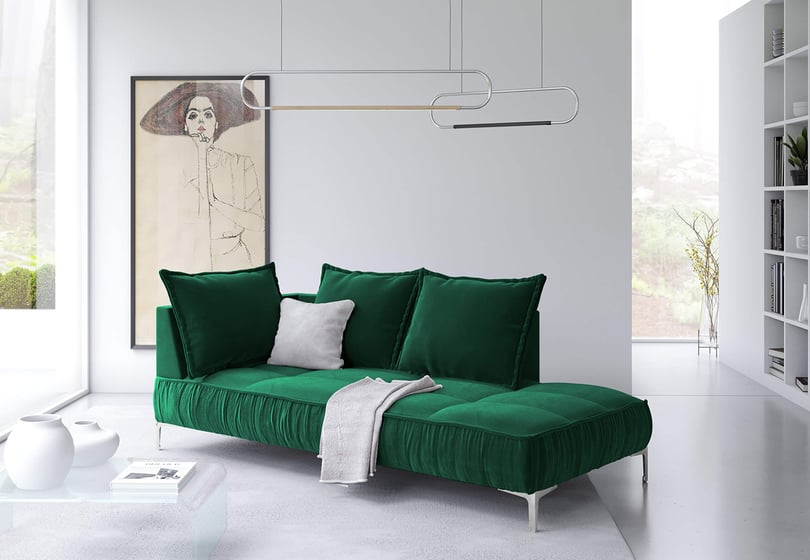 Kožená lenoška siaya 200 x 80 cm přírodní – muzza.cz