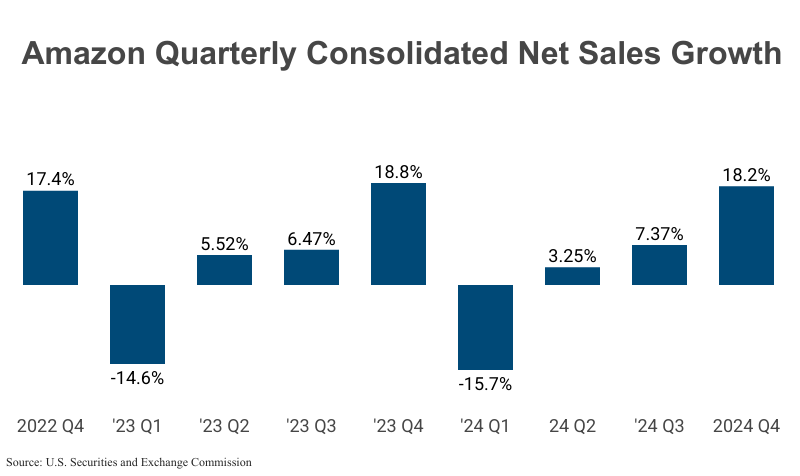 Amazon Statistics (2024): Yearly Growth, Sales Data & Users